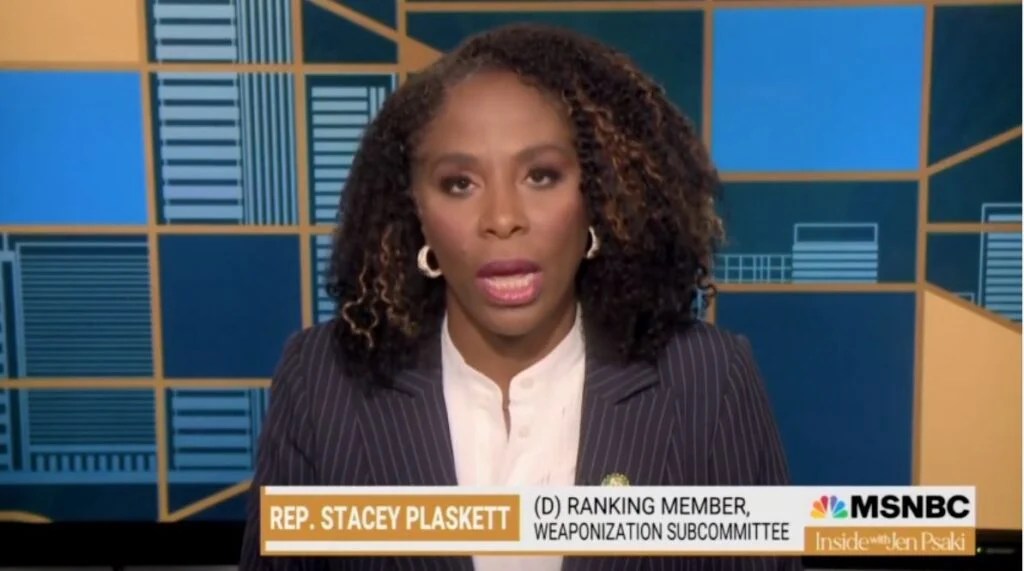 Rep. Plaskett Tells Jen Psaki That Democrats in Government Should ...